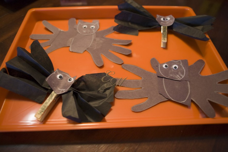 Handprint Bats - Evolving Motherhood