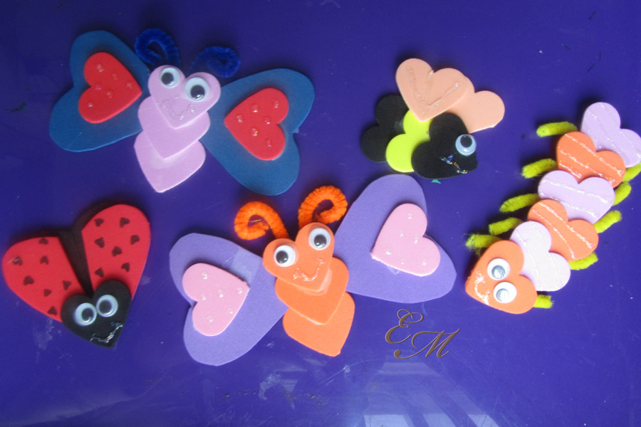 Valentine's Day Craft: Love Bugs - Evolving Motherhood