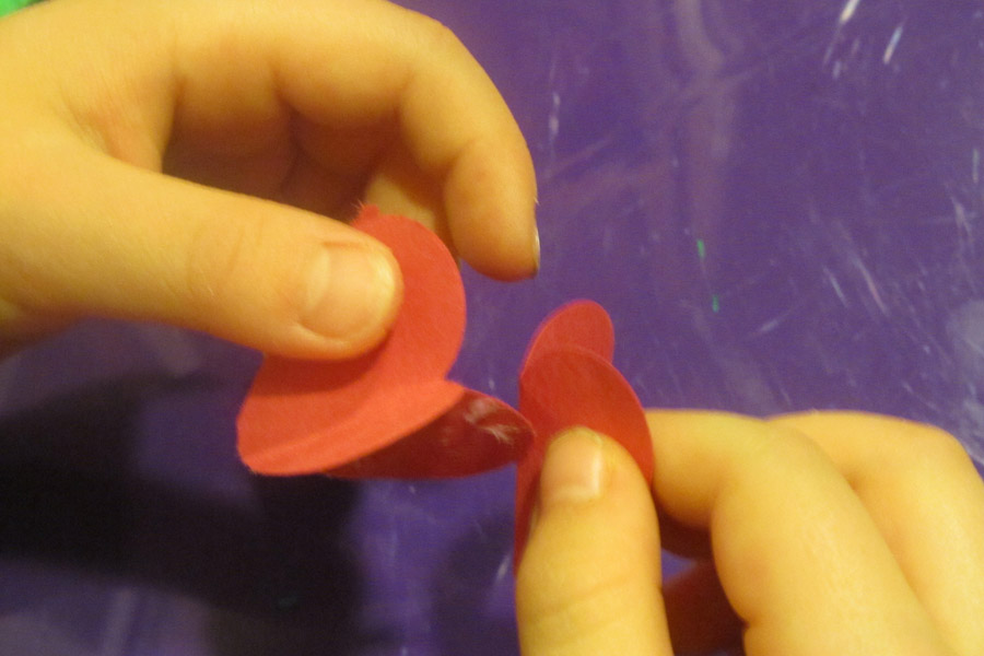 Maddy's Valentine's Day Heart Flowers - Evolving Motherhood