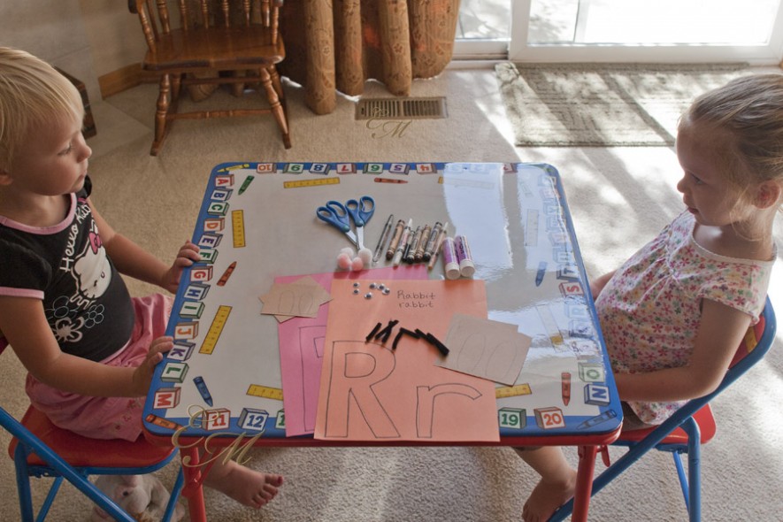 Preschool R is For Rabbit Activity - Evolving Motherhood