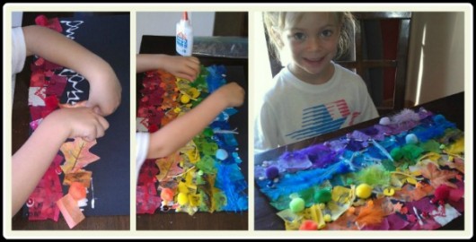 Spring Rainbow Craft and Activity for Kids - Evolving Motherhood